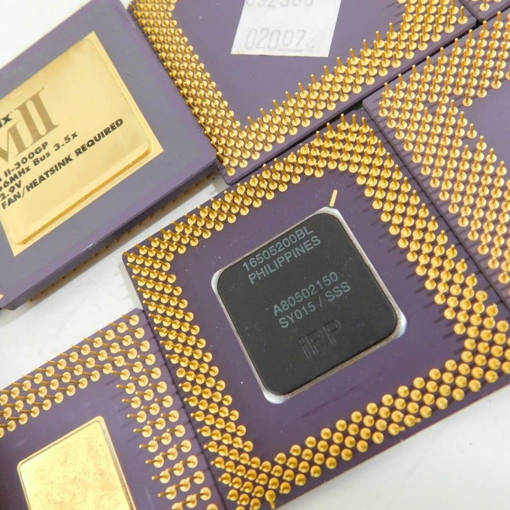 Cpu Ceramic Processor Scrap Gold Recovery