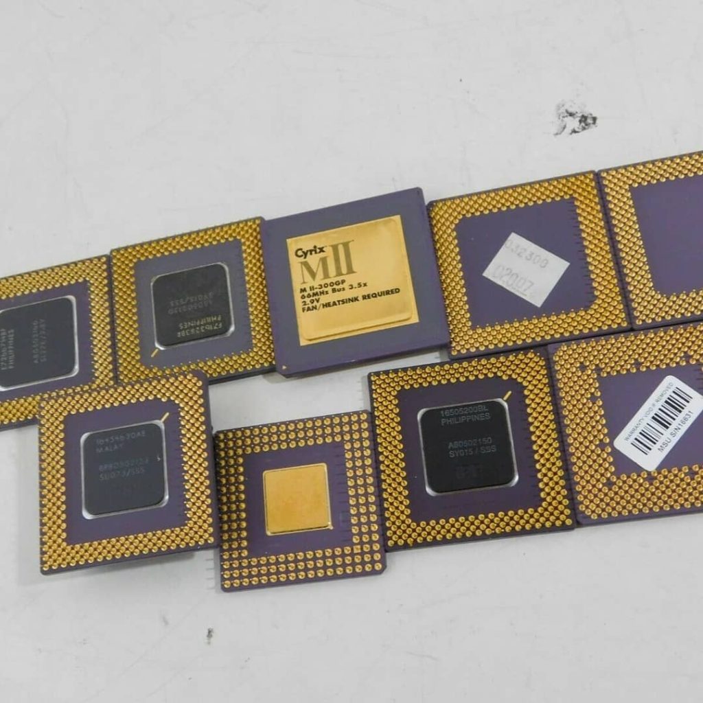 Cpu Ceramic Processor Scrap Gold Recovery