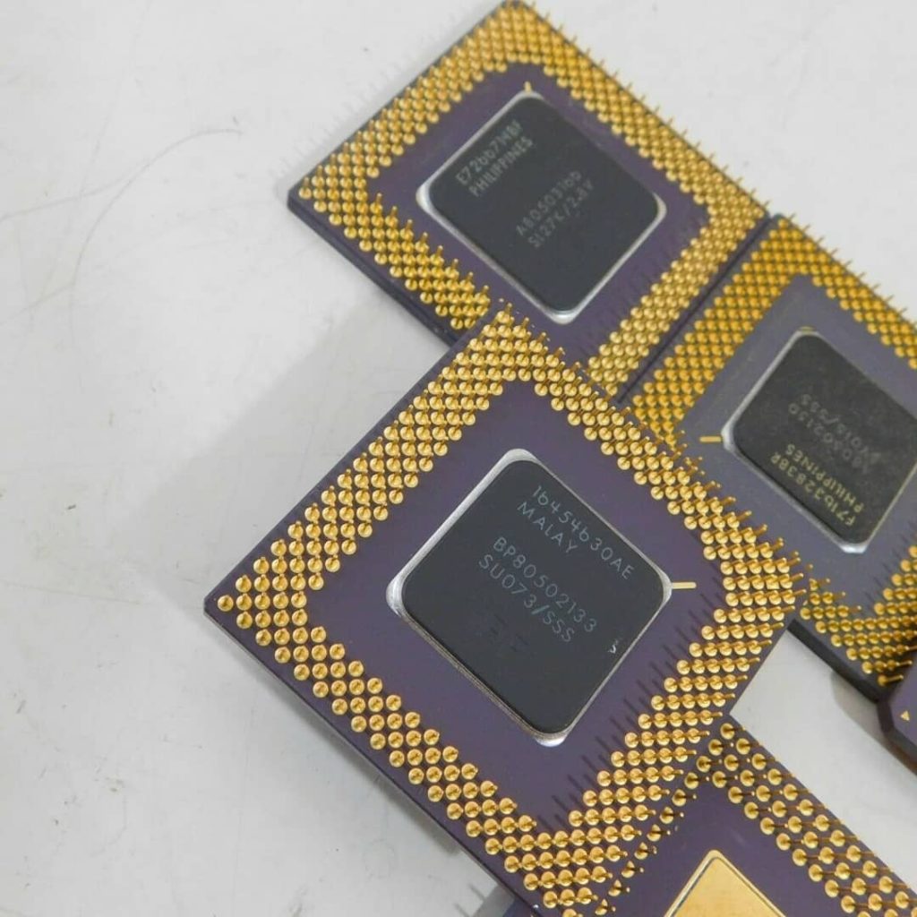 Cpu Ceramic Processor Scrap Gold Recovery